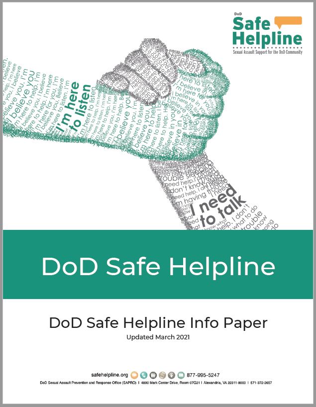 General Safe Helpline Info Paper | Safe Helpline