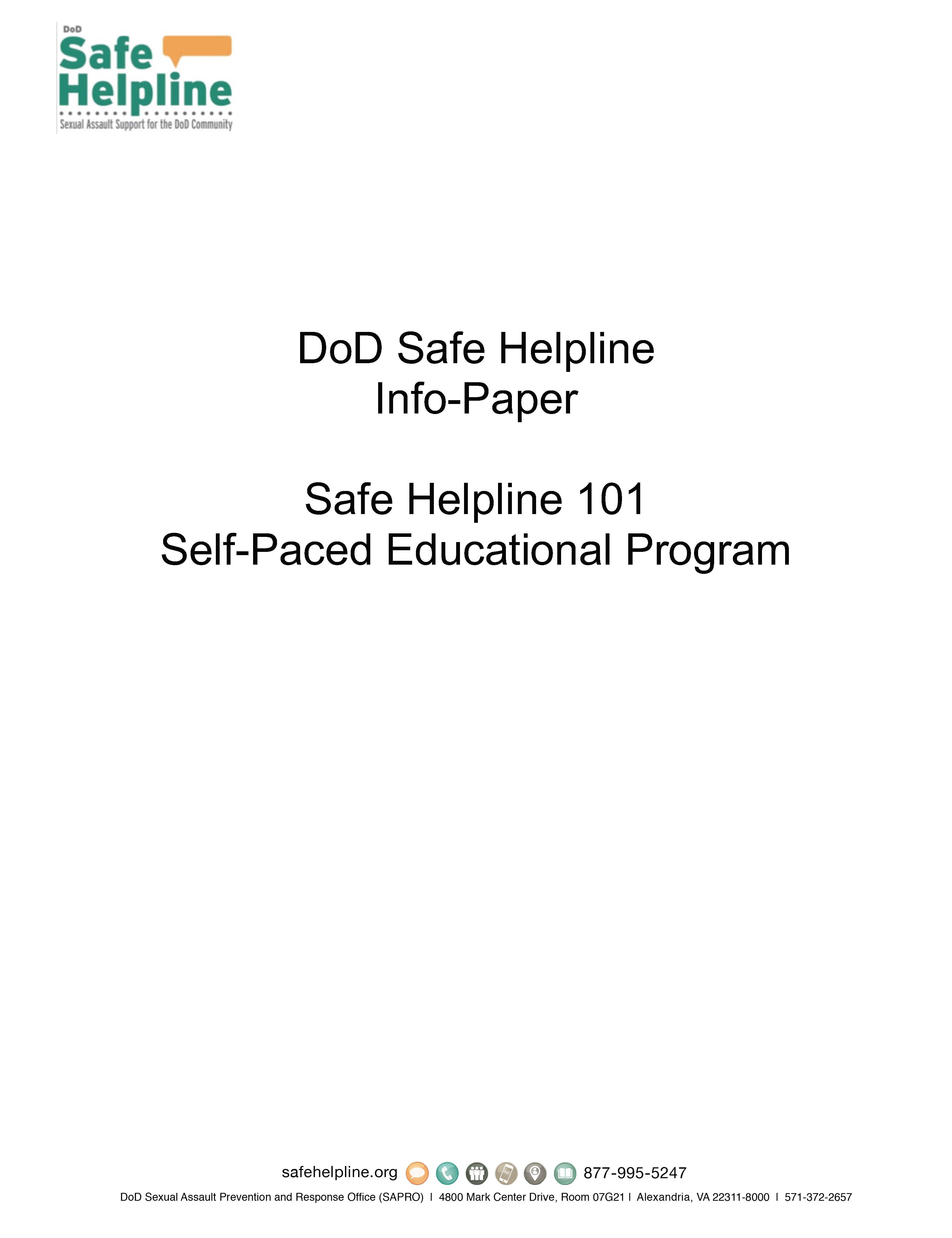All Outreach Materials | Safe Helpline